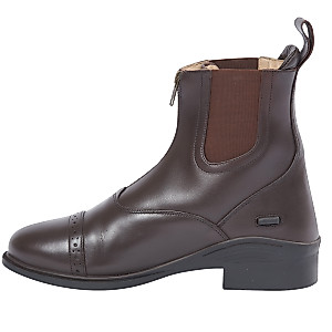Dublin Evolution Zip Front Paddock Boots, Black, Ladies 8.5