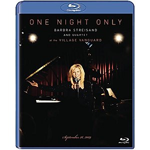 One Night Only Barbra Streisand and Quartet at the Village Vanguard September 26, 2009 [Blu-ray]