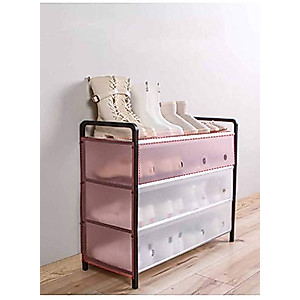 TAZSJG Simple Dormitory Bedroom Space Multi-Layer Shoe Rack Multi-Function Household Dust-Proof Artifact Storage Shoes Rack