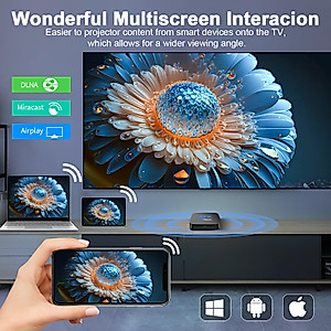 Certified TV Box Android 13.0, 4GB 128GB Allwinner H618 cortex-A53 Android Box Support YouTube/Prime Video/Netflix 4K HDR H.265 HEVC 2.4G/5G WiFi BT5.0