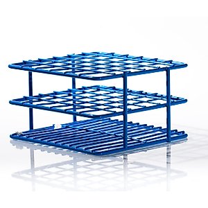 SP Bel-Art Poxygrid “Half-Size” Test Tube Rack; For 10-13mm Tubes, 36 Places, Blue (F18788-1301)