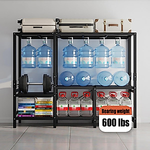 YETINGSHOP Heavy Duty Free Standing Closet Organizer, Extra Large Closet Organizer, Freestanding Closet Organizer with Shelves