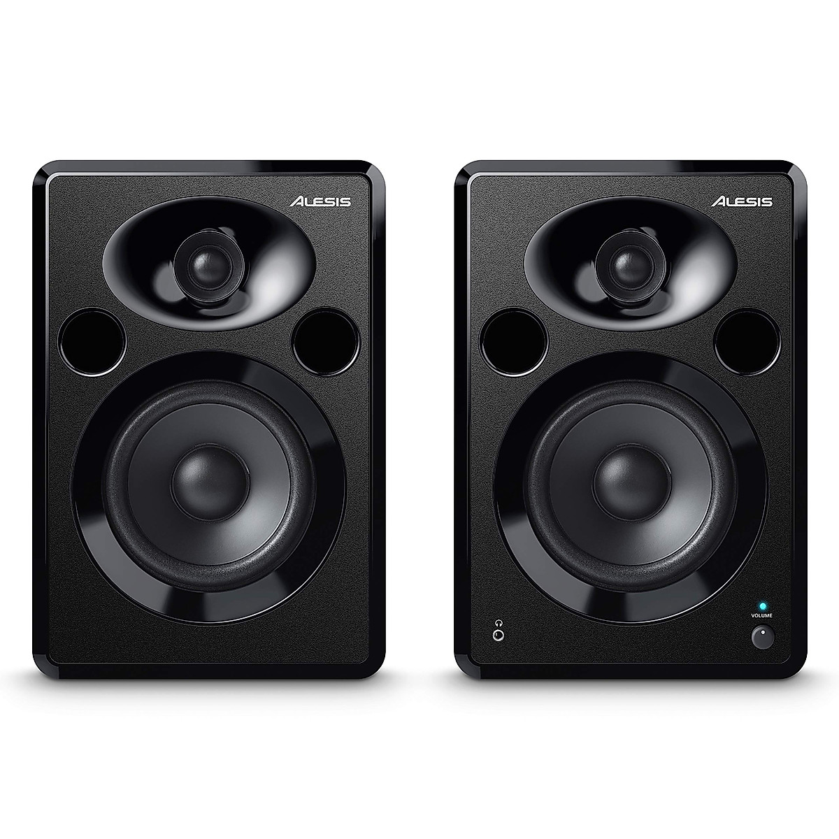 Alesis Elevate 5 MKII | Powered Desktop Studio Speakers for Home Studios/Video-Editing/Gaming and Mobile Devices
