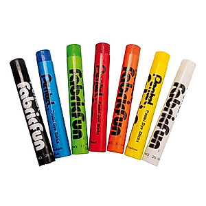 Pentel Arts Fabric Fun Pastel Dye Sticks, 15 Color Set (PTS-15)