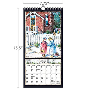LANG Country Welcome 2024 Vertical Wall Calendar (24991079116)