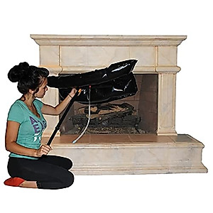 Fireplace draft stopper (large plug - fits most masonry fireplaces with dampers up to 38x16")