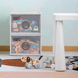 Stackable Storage Drawers, 23.5L, Pack of 2 (Medium)