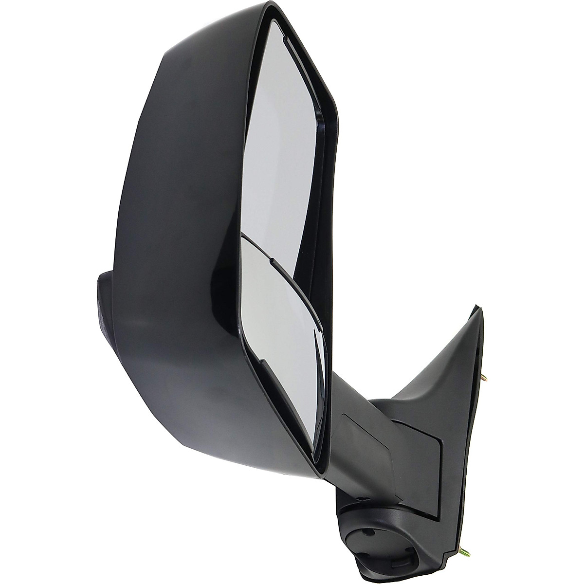Kool Vue Mirror Set Compatible with 2003-2014 Ford E-150, 2003-2005 E-150 Club Wagon, 1992-2002 E-150 Econoline, Towing, Manual Adjust, Non-Heated, Paintable, Manual Folding, In-housing Signal Light