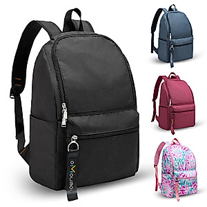 OMOUBOI Casual Daypacks Superbreak Backpack Laptop Backpack for Women & Men Fits Tourism School Business (Black)
