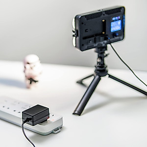 6.5ft 12V 2A Power Supply, 2M Cable 90 Degree 12V 2A Wall Charger Adapter, 100-240V Input AC DC Adapter for Led Light, Strip Light, Monotor, CCTV Camera, GPS, Webcam, Router, 5.5x2.1mm