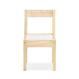 Baby Relax Hunter 3-Piece Kiddy Table & Chair, Natural/White Table Set