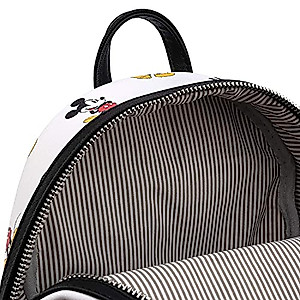 Loungefly Disney Mickey Mouse All Over Print Womens Double Strap Shoulder Bag Purse