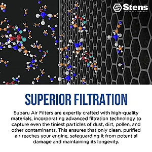 Stens Air Filter Combo 058-013 Compatible with/Replacement for Subaru 234-32607-07