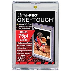 1 (One) 75pt Ultra Pro One-Touch Magnet Card Holder for Thicker Baseball and other Trading Cards