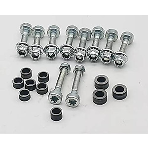 Kerlista,1 Set of Hedge Trimmer Blade Slider,Bolt and Nut fits for Stihl HS81 HS86 HS82 HS87 HSA94 Hedge Cutter , Hedge Trimmer