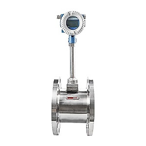 Flow Control Meter Compact Dn25 DN50 Liquid Flowmeter, Factory Gas Application Steam, Air Liquid Measure Flow Meter Used in Petroleum,Food, Etc. (Color : DN80, Size : 1)