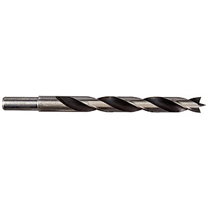 Fisch 1In Chrome Vanadium Brad Point Drill Bit - Fractional