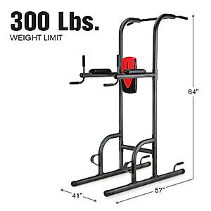 Weider Power Tower with 4 Workout Stations and 300 Lb. User Capacity