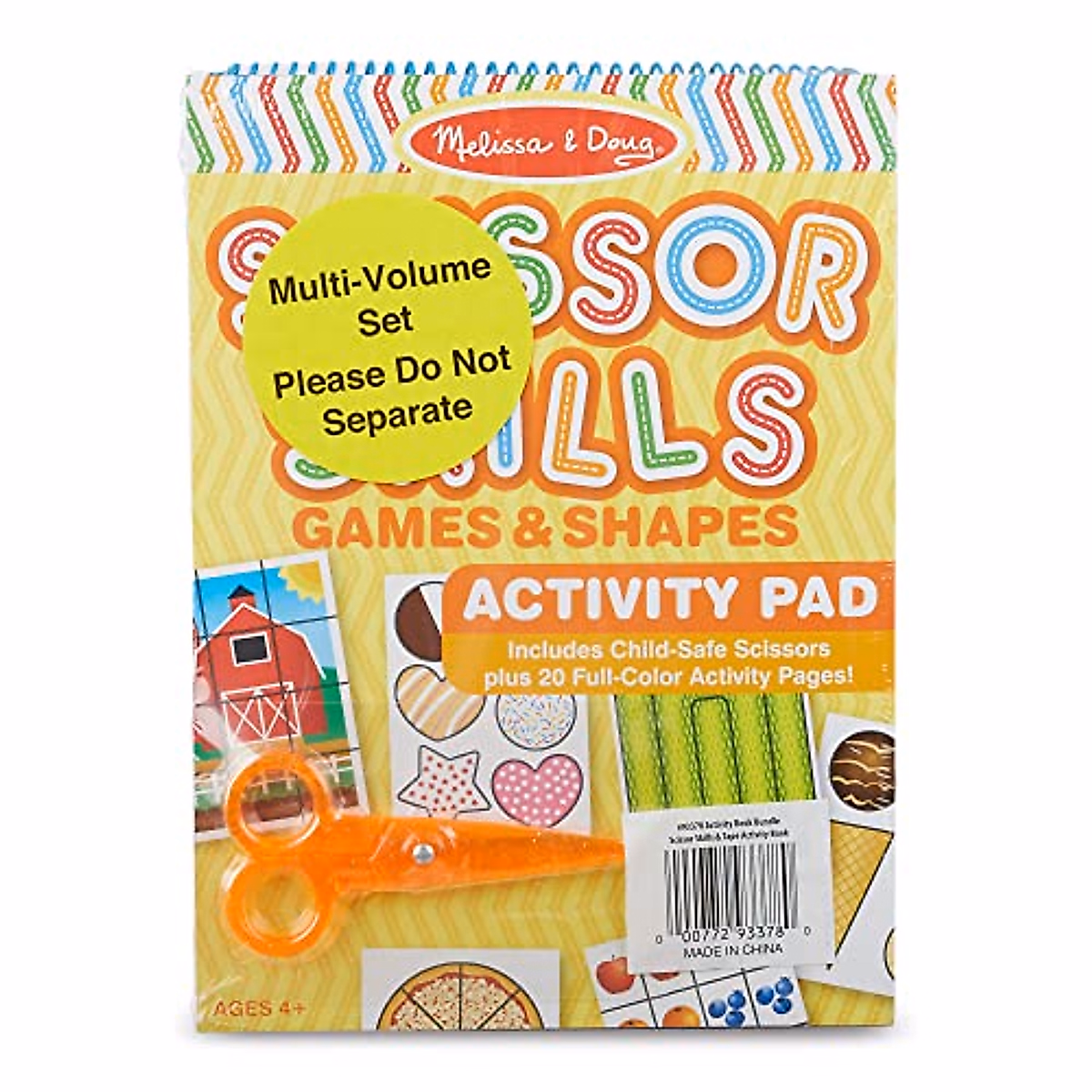 Melissa & Doug Scissor Skills and Tape Activity Books Set
