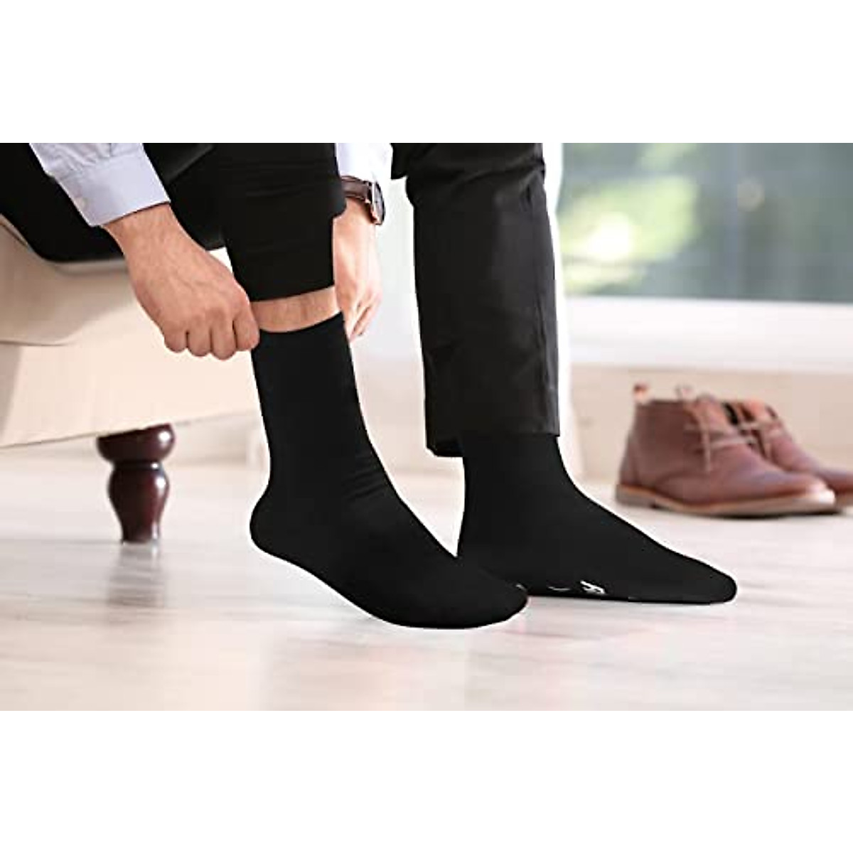 Leotruny I'm Not Sleeping I'm Just Resting My Eyes Novelty Funny Socks Birthday Gifts for Men Women Dad Boyfriend (C01-Eyelash)