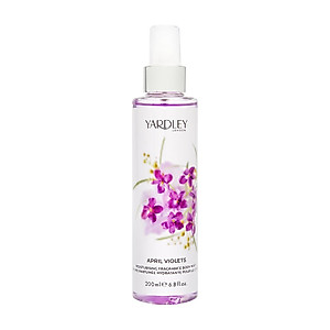April Violets By Yardley of London 6.8 Moisturising Fragrance Body Mist