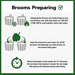 Books.And.More Steam Sauna Birch Tree Banya Venik for Sauna Russian Sauna Accessories