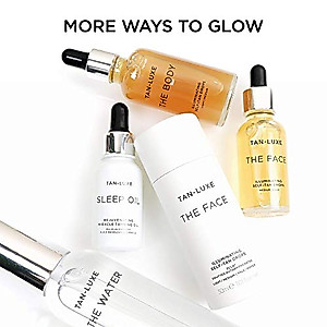 TAN-LUXE The Face - Illuminating Self-Tan Drops to Create Your Own Self Tanner, 30ml - Cruelty & Toxin Free - Light/Medium