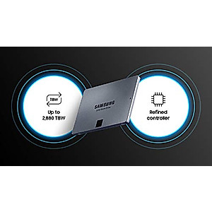 SAMSUNG 870 QVO SATA III SSD 4TB 2.5" Internal Solid State Drive, Upgrade Desktop PC or Laptop Memory and Storage for IT Pros, Creators, Everyday Users, MZ-77Q4T0B