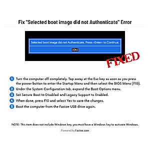 Fastoe Bootable USB Flash Drive Installer for Windows 11 Pro/Home