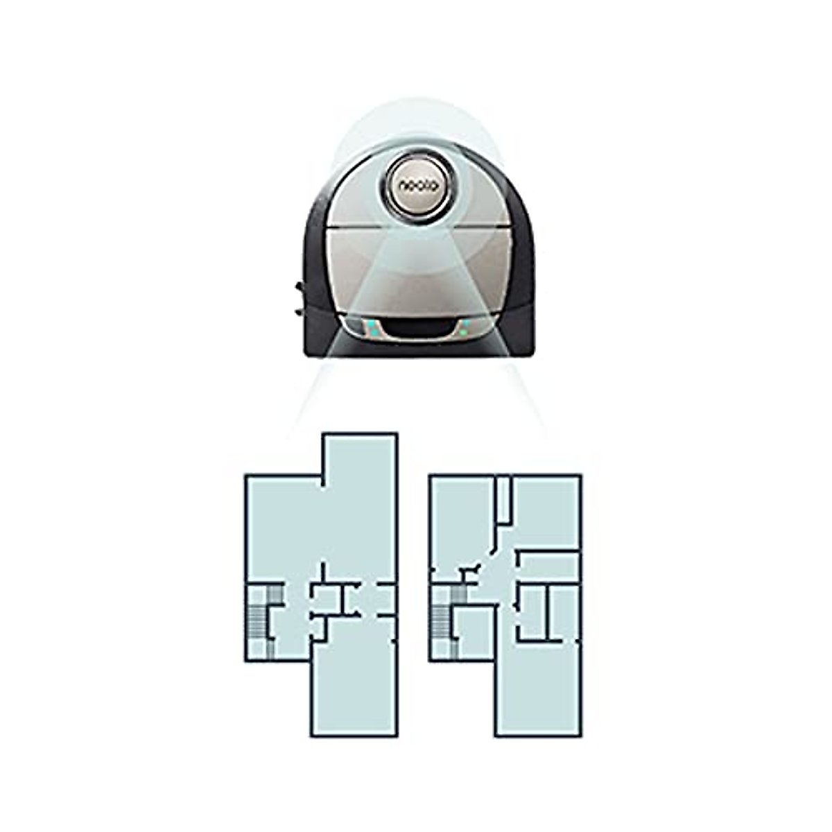 Neato Robotics 945-0270 Botvac Connected D7 Wi-Fi Enabled Robot Vacuum, Gray