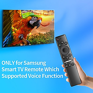BN59-01312A Smart TV Voice Remote,for Samsung-TV-Remote,Compatible for All Samsung with Voice Function Smart Curved Frame QLED LED LCD 8K 4K TVs （with Netflix, Prime Video, and Hulu）