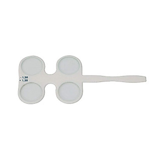 4 Units Optical Flipper Optometry Plastic Flip Trial Lens Plastic Confirmation Flipper Ophthalmic Flipper Optical Instruments (4pcs/Set (±0.50, ±1.00, ±1.50, ±2.00))