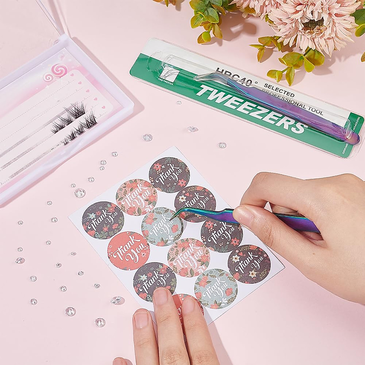 UNICRAFTALE 2pcs Stainless Steel Curved Pointed Craft Tweezer Rainbow Sticker Picking Tool Tweezer for DIY Craft Precision Tweezers Jewelry Making Electronics and Laboratory Works 12.1x0.95cm