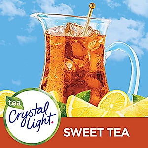 Crystal Light Sweet Tea Drink Mix, 1 count (Pack of 2) (contains 6 pitcher packets each)