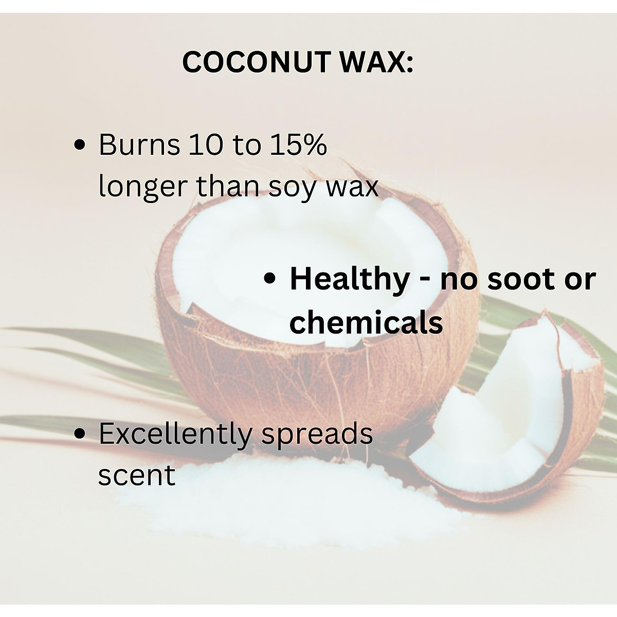 Scented Candle Coco Chanel no 5 Perfume Version, Elegant Womens Fragrances, Gifts for Women, Home Luxury Scents, Organic Coconut Wax Candles, Long Lasting Clean 50 Hour Burn, Coffee Table Decor, USA