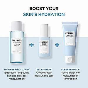 SKIN1004 Hyalu-CICA Blue Serum 1.69 fl.oz(50ml) | 5 Layer Hyaluronic Acid Cica Niacinamide | Hydrating and Refreshing Multi-Care Solutions