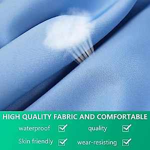 BASANOB Outdoor Hanging Lounge Chair Replacement Cushion Cover and Umbrella Fabric, Patio Curved Chaise Hammock Floating Swing Chair Pads (Cushion Not Included) (Coffee)