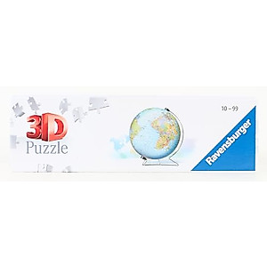 Ravensburger The Earth 540 Piece 3D Puzzle - Engaging Fun for Kids and Adults | Precision Fit with Easy Click Technology | Durable Displayable Model | Celebrating Over 130 Years of Quality