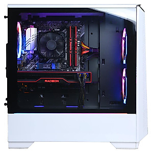 CyberPowerPC Gamer Master PC, AMD Ryzen 5 5600X 3.7GHz, 16GB DDR4, AMD Radeon RX 6700 XT 12GB, 500GB PCI-E NVMe SSD, WiFi Ready & Win 10 Home (GMA670)