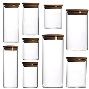 KEOU The Kitchen Stores Straight Cylinders and Glass-Sealed Jars