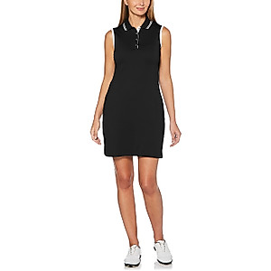 Callaway Women's Sleeveless Polo Golf Dress, Caviar, Large