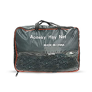 Aoneky Bale Hay Net - Slow Feed Haynet for Horses - 6 x 6 ft