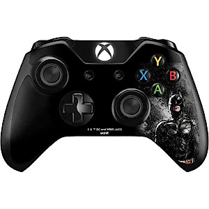 Skinit Decal Gaming Skin Compatible with Xbox One Controller - Officially Licensed Warner Bros The Dark Knight Rises Raining Design