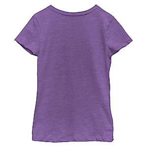 Fifth Sun Girl's Inside Out Joy and Sadness Great Day T-Shirt - Purple Berry - X Large