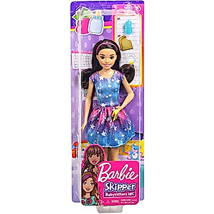 Barbie Skipper Babysitter Doll, Black Hair