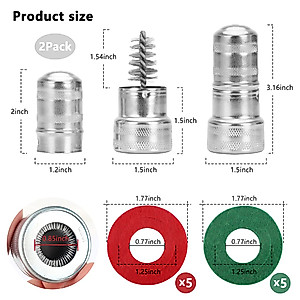 12 in 1 Battery Terminal Cleaner Kit - Must Have Tool Best for Extend Car Marine Battery Life with 10PCS Fiber Washers Protector and 2PCS Cleaning Brush