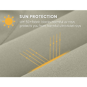 Mapamyumco Women’s Hiking Shorts Quick Dry Stretch for Golf Outdoor Camping Travel, Zipper Pockets Khaki S