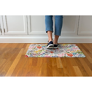 FloorPops Watercolor Teddi Anti-Fatigue Comfort Mats, 32in x 20in x 0.5in (FPA4874)