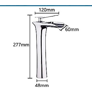 ItoNc Kitchen Taps Basin Faucet Bath Waterfall Shower Faucet Bathtub Faucet Deck Mounted Brass Bathroom Faucets,Kitchen faucets