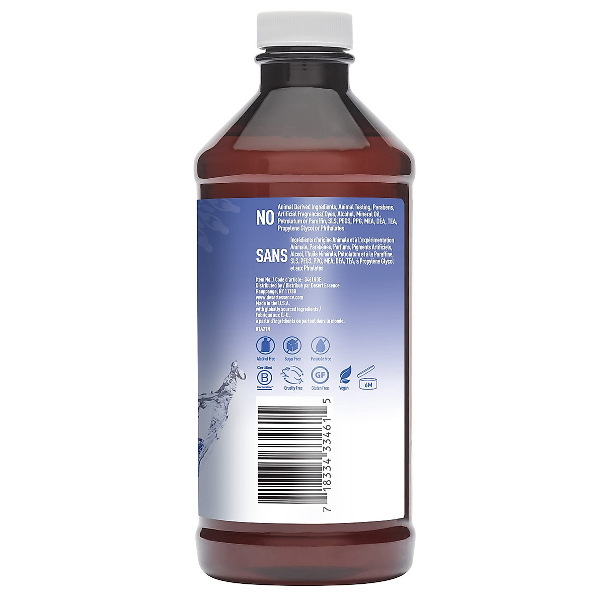 Desert Essence Moisturizing Botanical Care Mouth Rinse - Arctic Berry